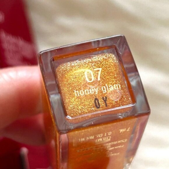 Clarins | Makeup | 2x Clarins Instant Light Lip Comfort Oil 7 Honey Glam New In Box Authentic ...